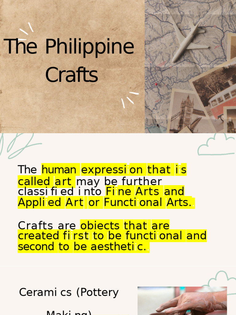 Philippine Traditional Crafts Overview | PDF | Textiles | Textile Arts