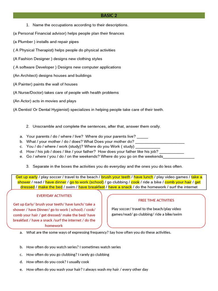 B2 - Midterm Review | PDF | Bedroom | Kitchen