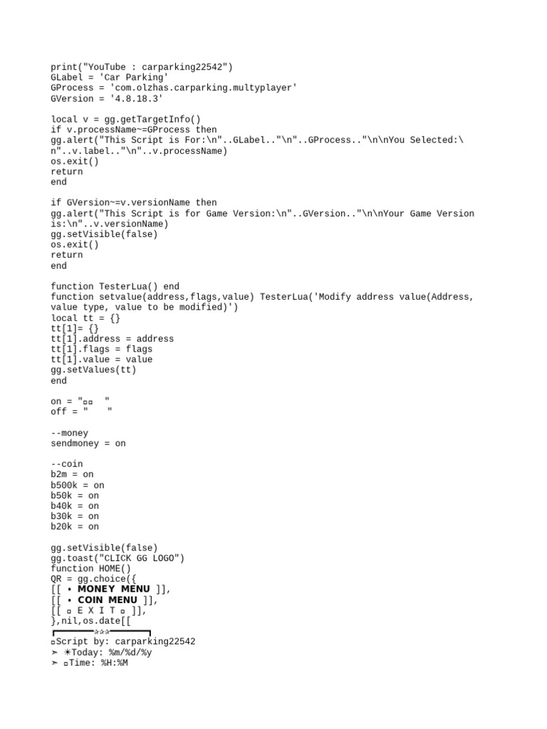 COIN & MONEY V4.8.18.3.lua | PDF | Teaching Methods & Materials | Computers