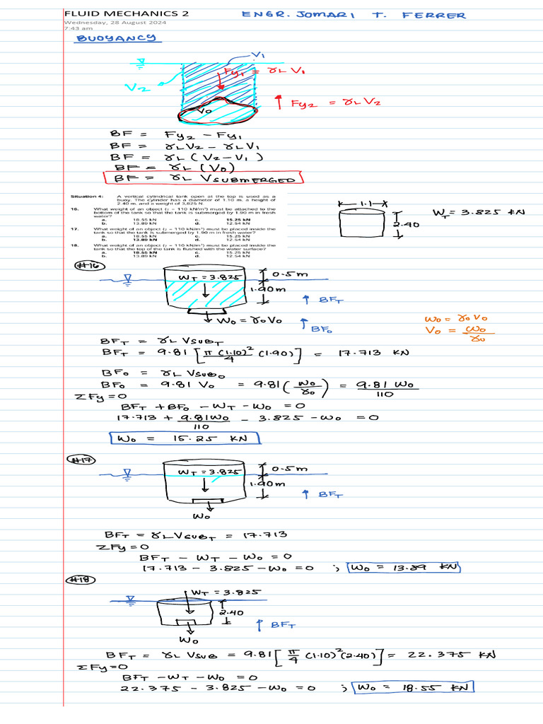 Fluid Mechanics 2 - Discussion | PDF