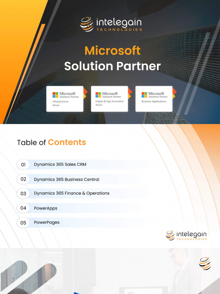 Dynamics 365 Case Studies Intelegain | PDF