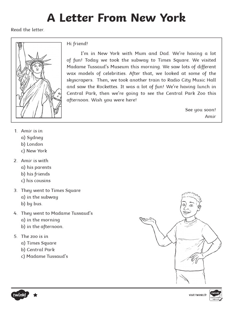 Amir's Adventures in New York | PDF