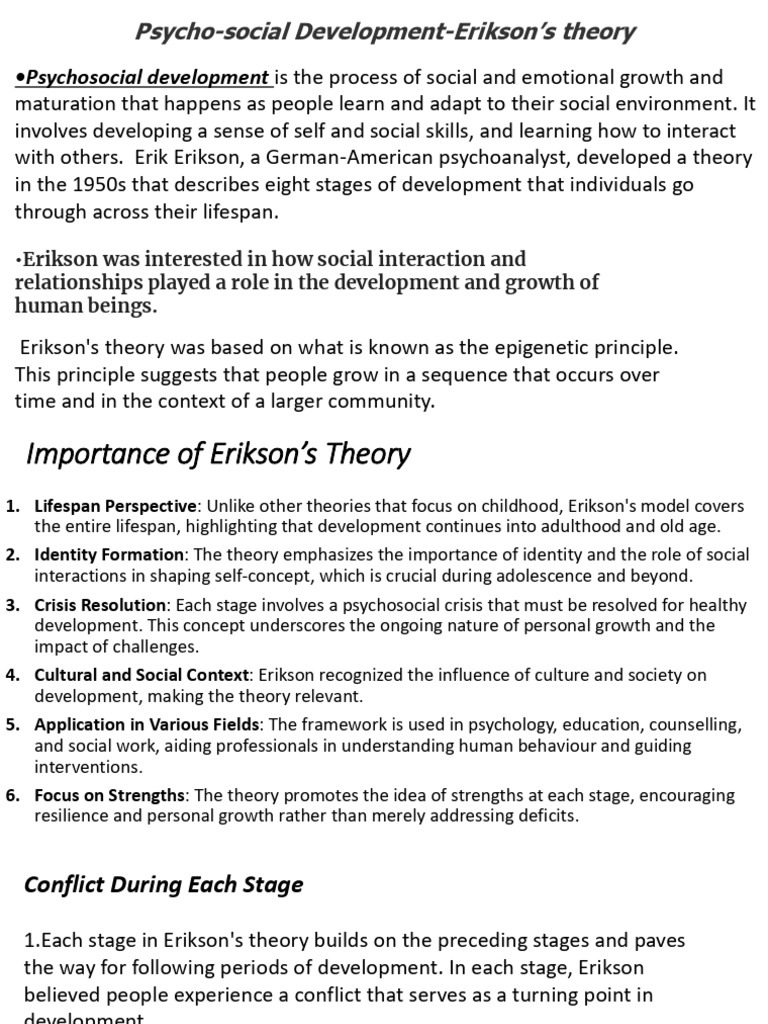 Psycho-Social Development by GS | PDF | Liberal Arts Education | Psychology