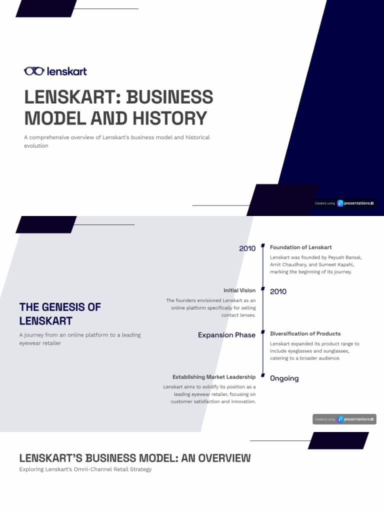 Lenskart Business Model and History | PDF