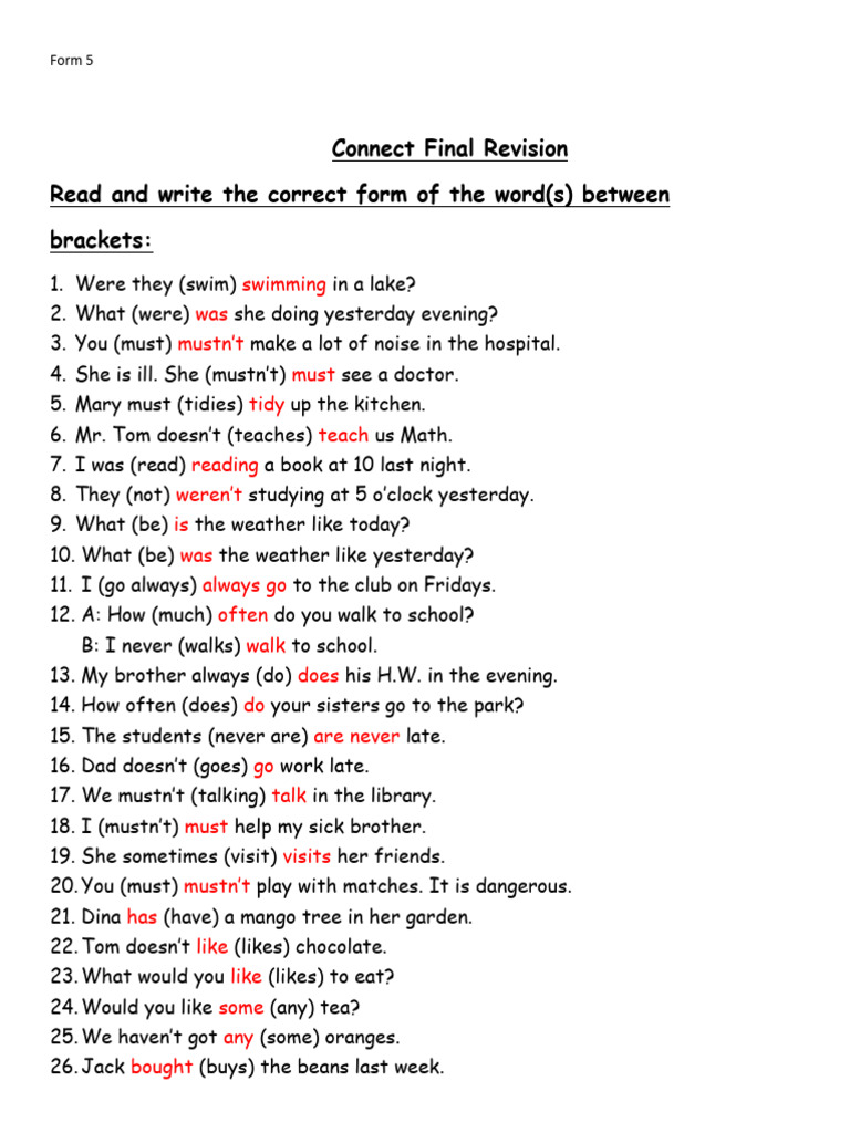 114homework Prim 5 English 21december2023 | PDF