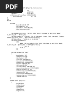 Cost Distributions Query | PDF | Sql | Databases