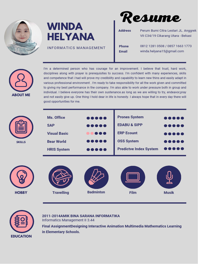 Winda Helyana - Resume PDF | PDF | Business