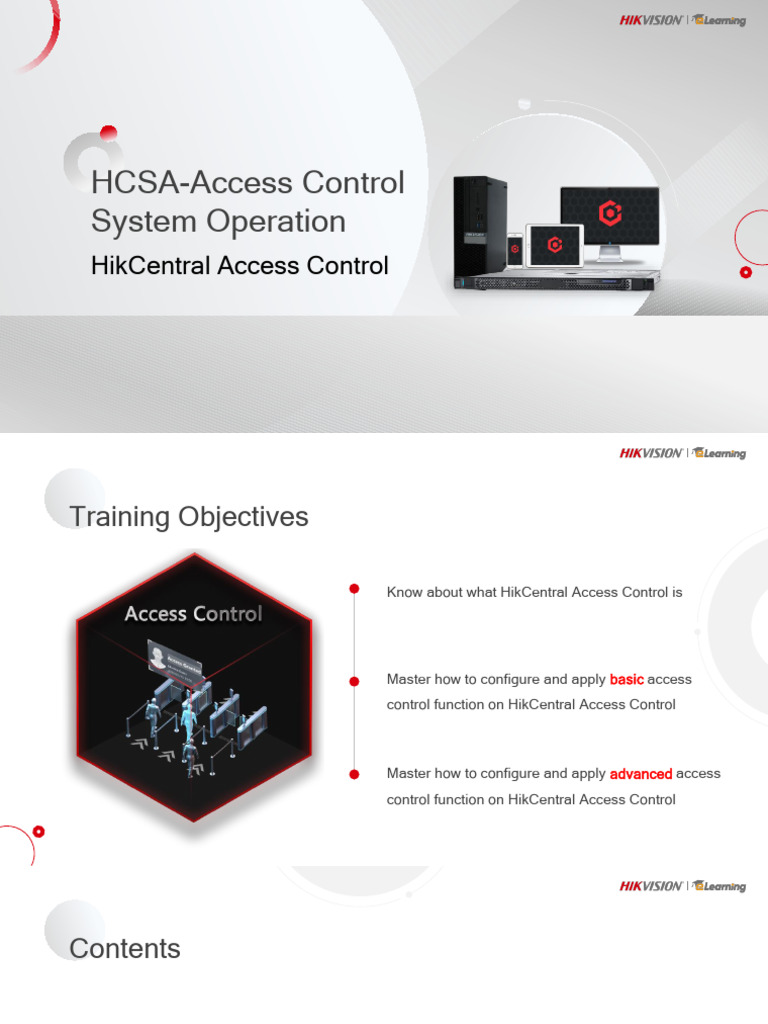 OT04 Access Control System Operation - HikCentral Access Control | PDF | Access Control ...