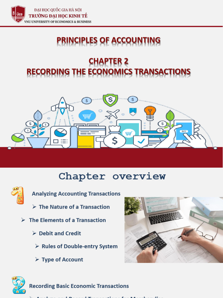 Chapter 2. Recording The Economics Transactions | PDF | Debits And Credits | Expense