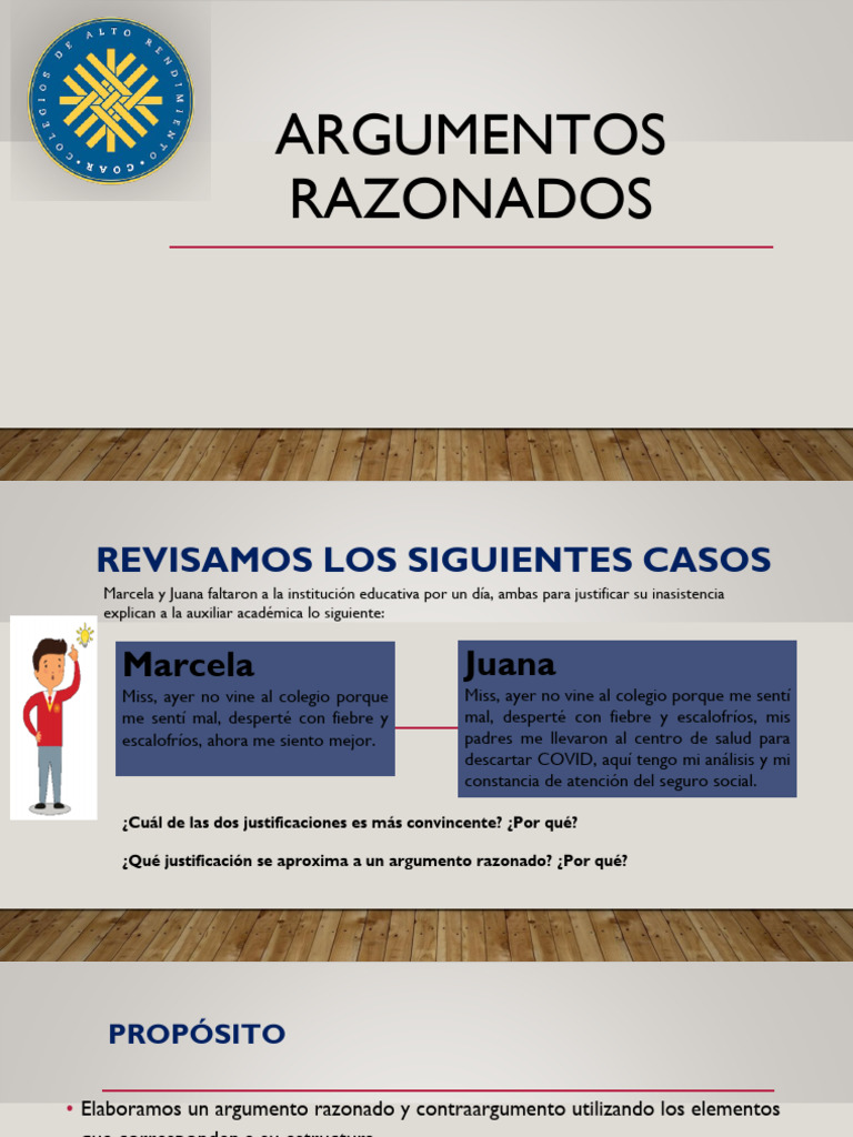 Argumento Razonado | PDF | Relaciones personales, crianza y desarrollo ...