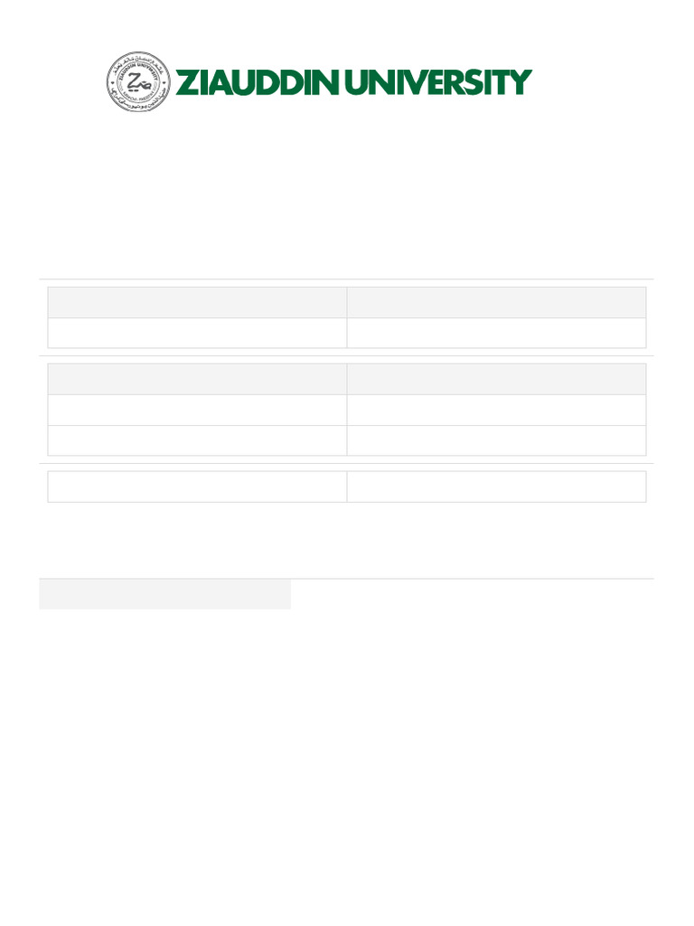 Payment Receipt: Ziauddin University | PDF