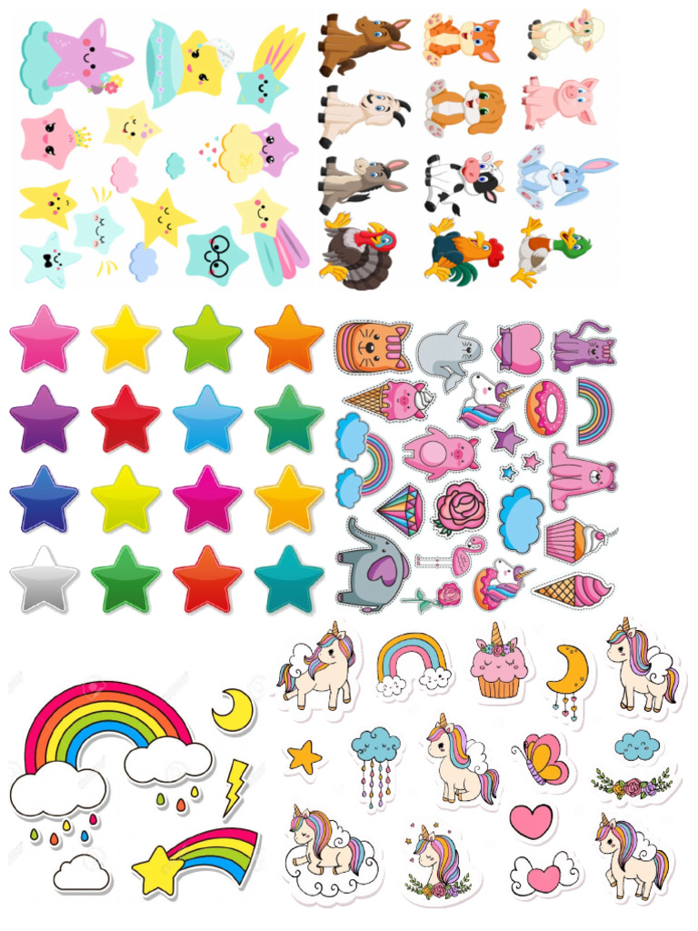 Stickers para Niñitas | PDF