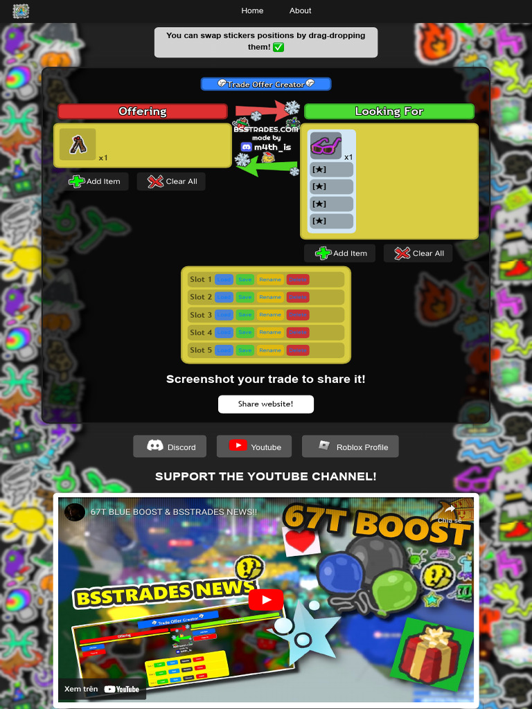 Trade Offer Creator - Bee Swarm Simulator Trading 3 | PDF