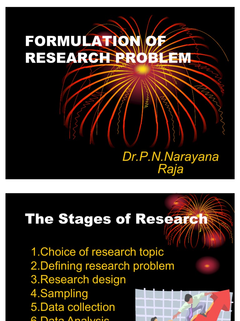 Formulation of Research Problem by Dr. P.N.Narayana Raja | PDF