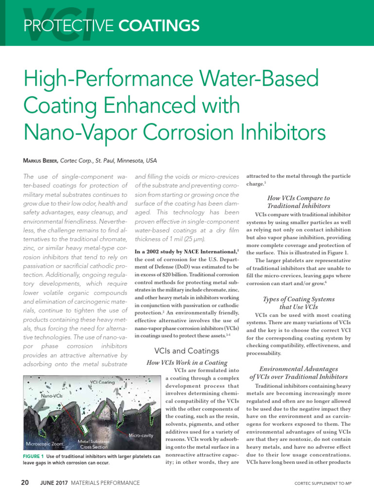 High-Performance Water-Based | PDF | Corrosion | Materials Science