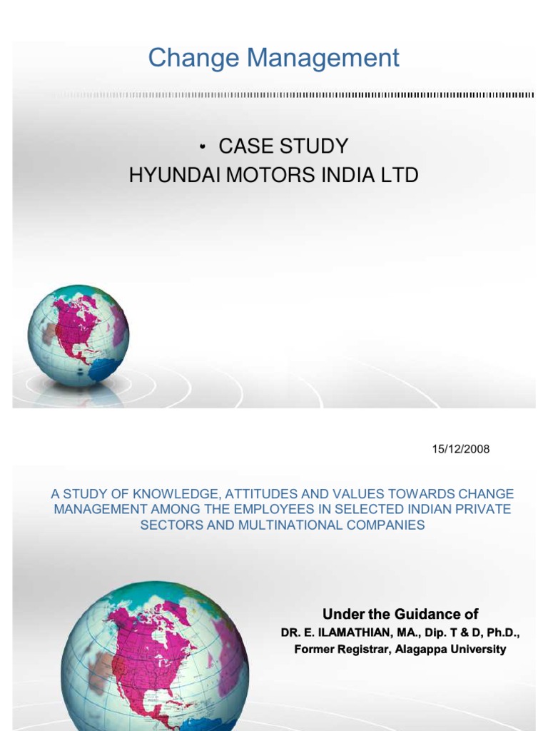 Change Management - Case STUDY | PDF