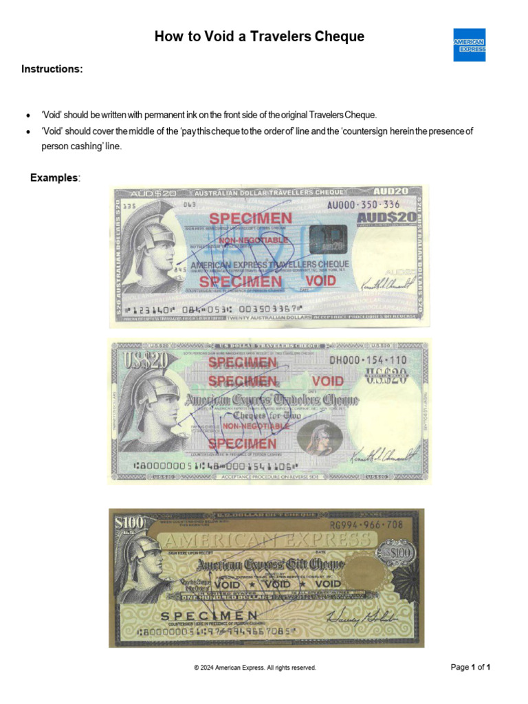 Void Instructions | PDF