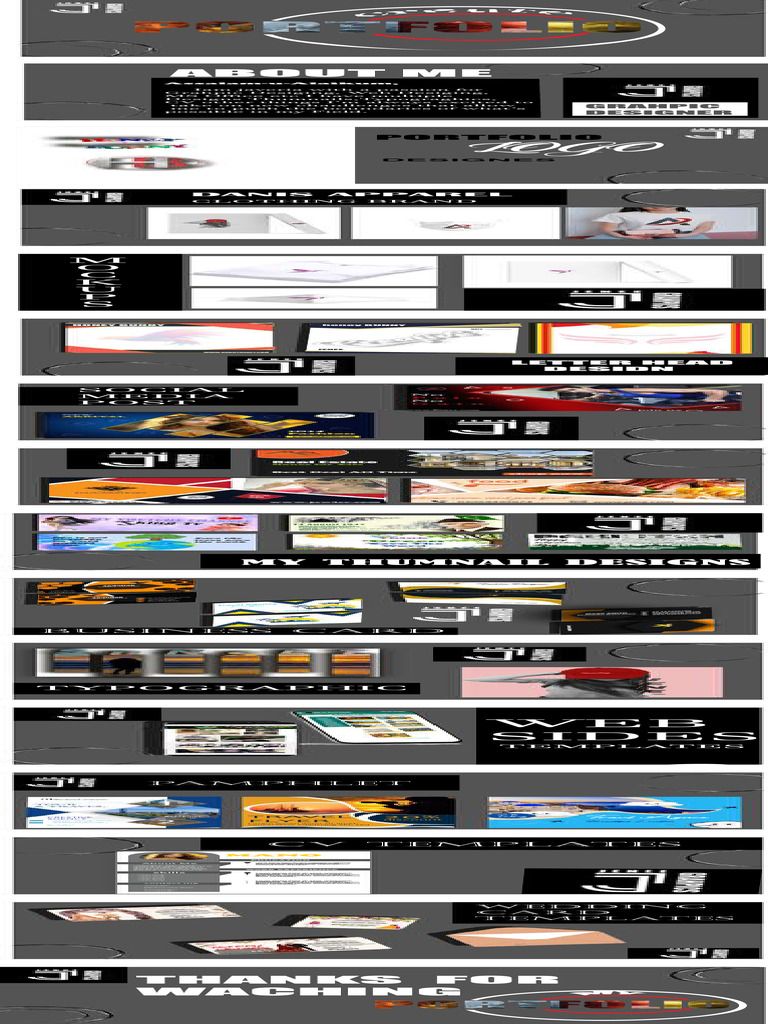 Graphic Designer Portfolio Showcase | PDF