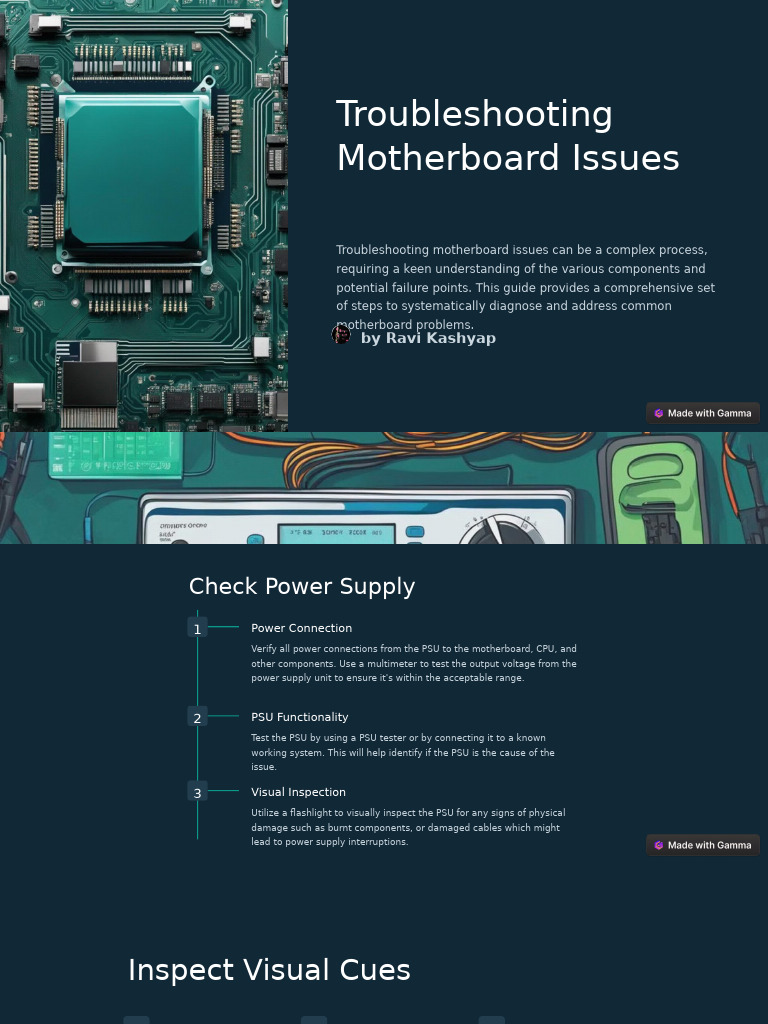 Troubleshooting Motherboard Issues Guide | PDF | Bios | Computer Hardware