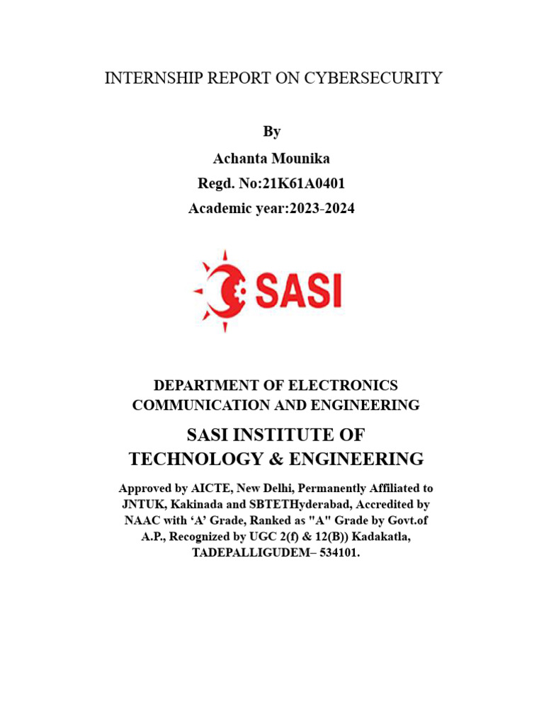 Cyber Security Report Pdf Routing Security