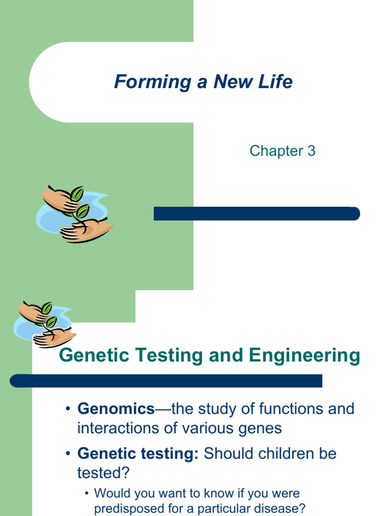 Chapter 3 Forming A New Life | PDF | Dominance (Genetics) | Twin