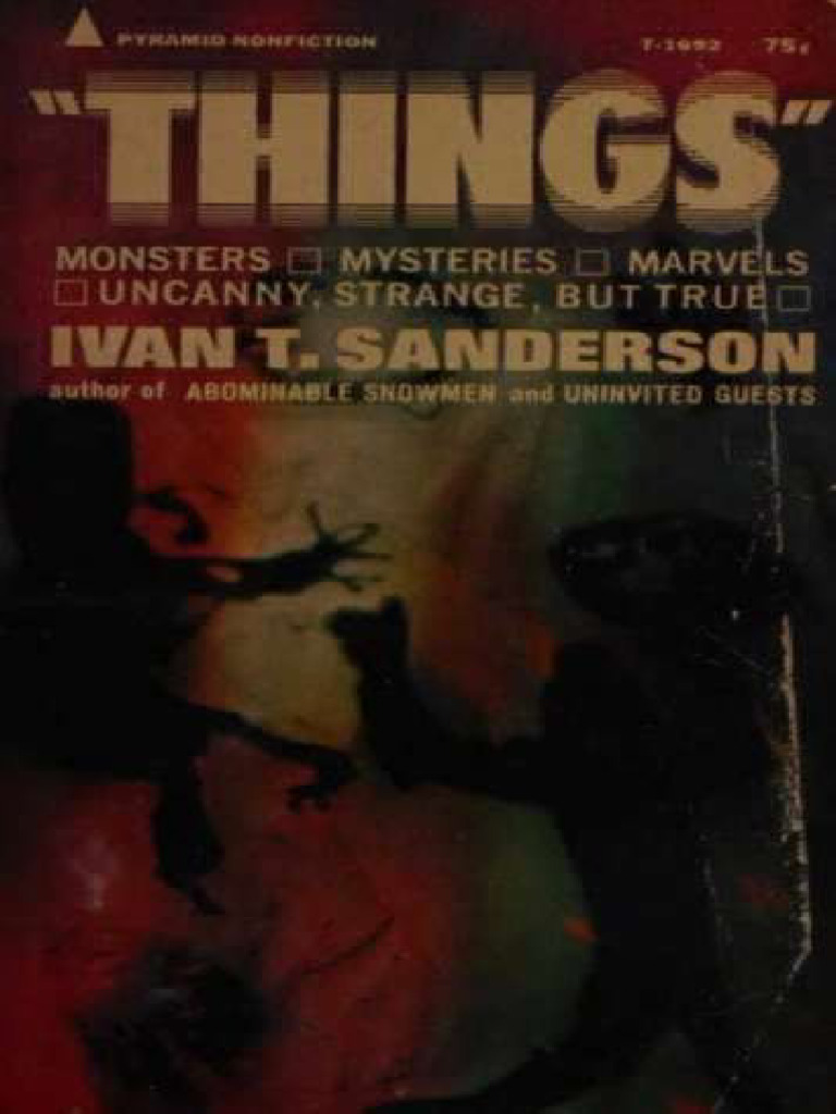 Ivan Sanderson's "Things" Explored | PDF | Water