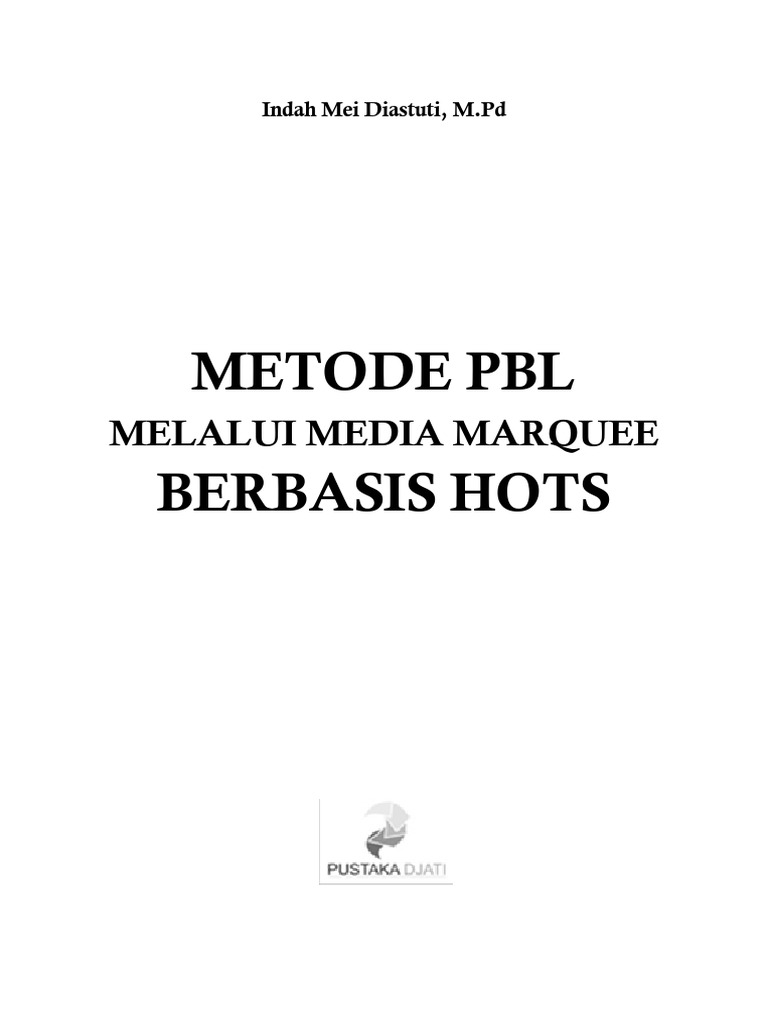 Buku Metode PBL Melalui Media Marquee Berbasis HOTS | PDF