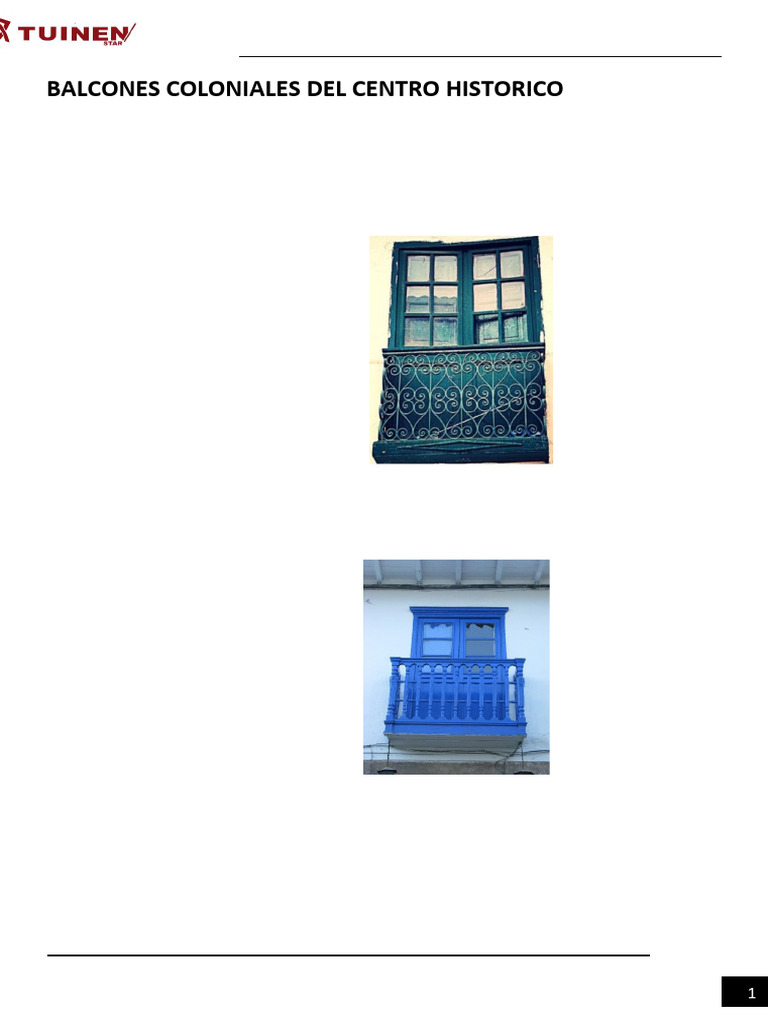 Balcones Coloniales en Cusco | PDF | Perú | Ventana