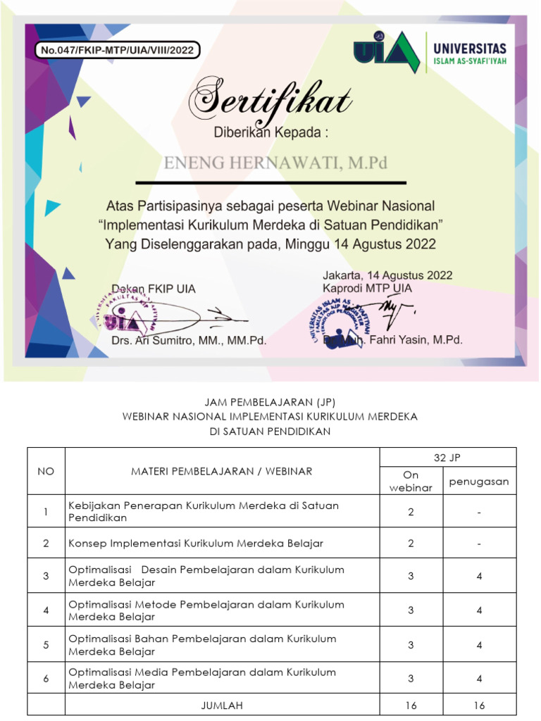 ENENG HERNAWATI, M.PD | PDF | Karier & Perkembangan