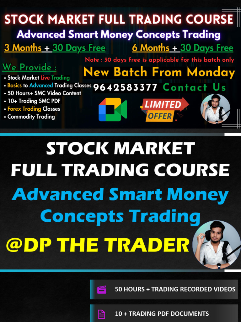 Stock Market SMC Course Price | PDF | Stock Market | Stocks