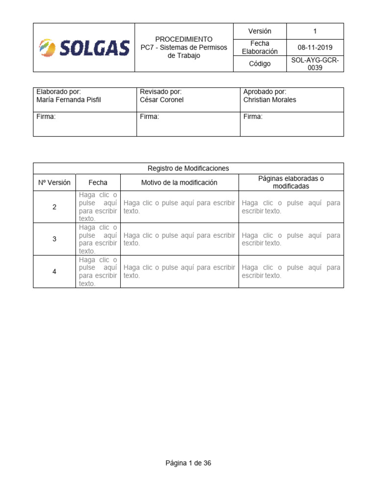 PC7 - Permisos - de - Trabajo | PDF | Radiación | Ingenieria Eléctrica
