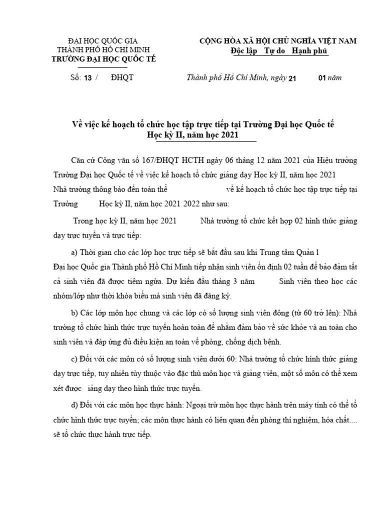 TB kế hoạch học tập trực tiếp HKII NH 2021-2022.signed.signed.signed.signed.signed | PDF