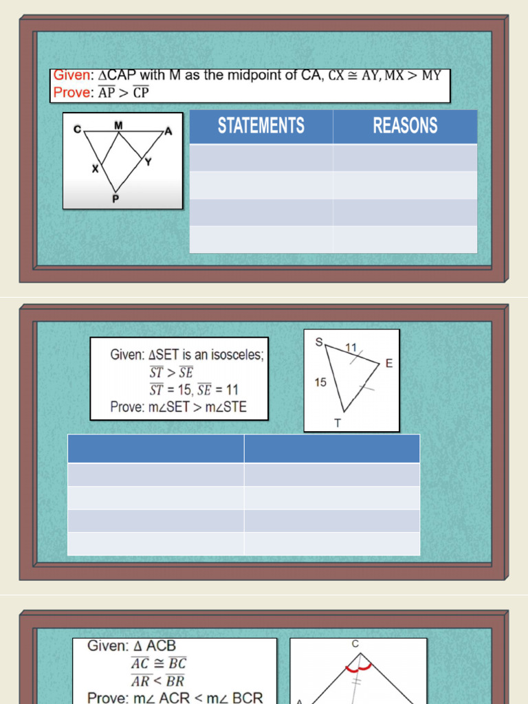 Two Column Proof Activity | PDF