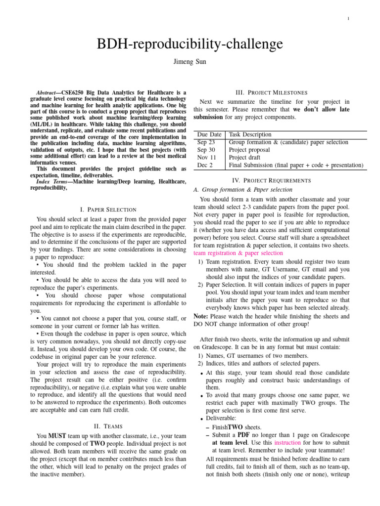 BDH Reproducibility Challenge | PDF | Machine Learning | Data