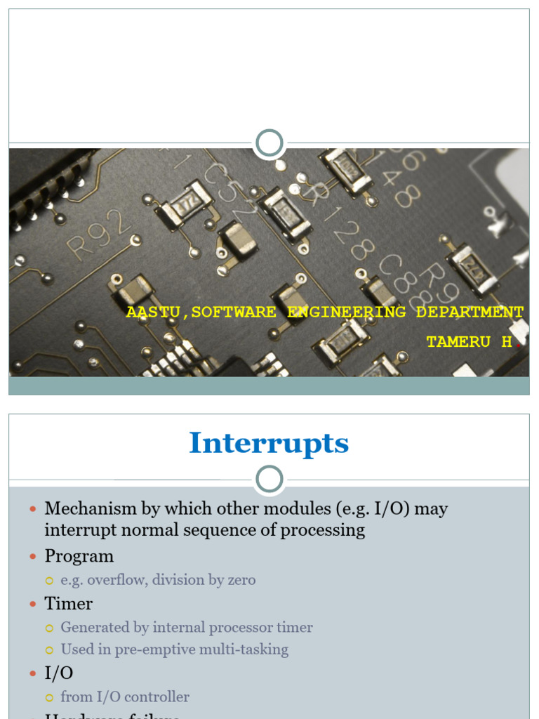 CAAL Chapter 3 Lecture 2 | PDF | Input/Output | Information And Communications Technology