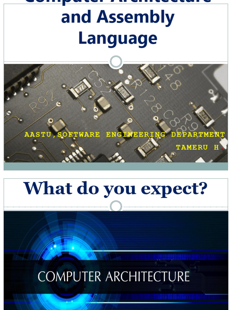 CAAL Chapter 1 | PDF | Computer Data Storage | Central Processing Unit