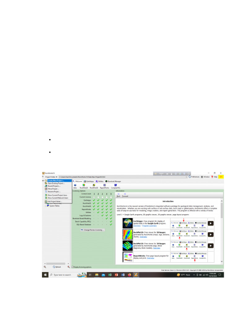 Create Borehole Maps in RockWorks | PDF | Computing | Software