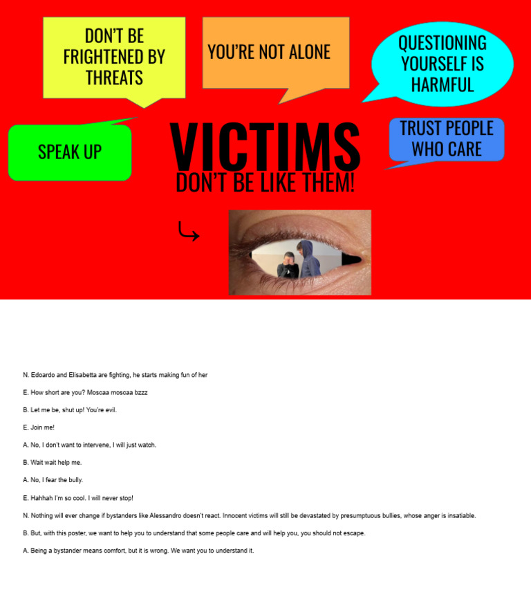Combatting Bullying: Support Victims | PDF