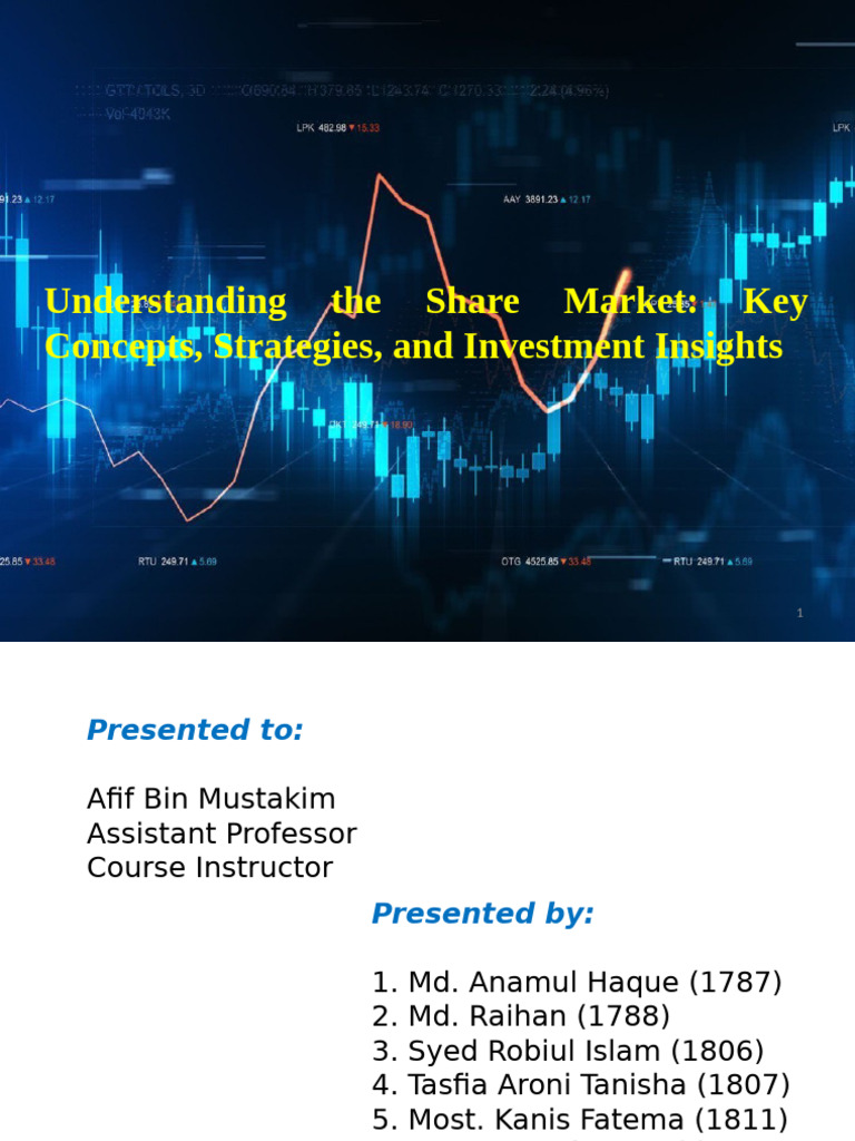 Principles of Finance Presentation | PDF | Stock Market | Stocks