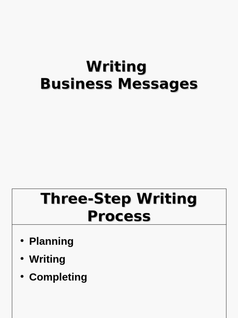 (Chapter-5) Writing Business Messages-1 | PDF | Credibility | Linguistics