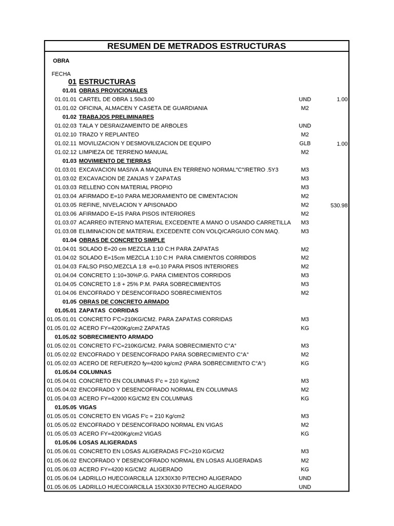 03.-Estructuras - Guia | PDF