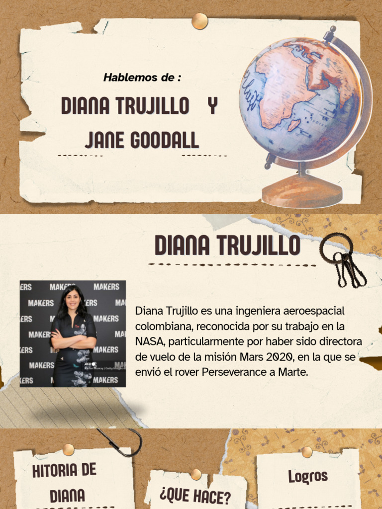 Diana Trujillo y Jane Goodall PDF | PDF | Vuelo espacial | Marte