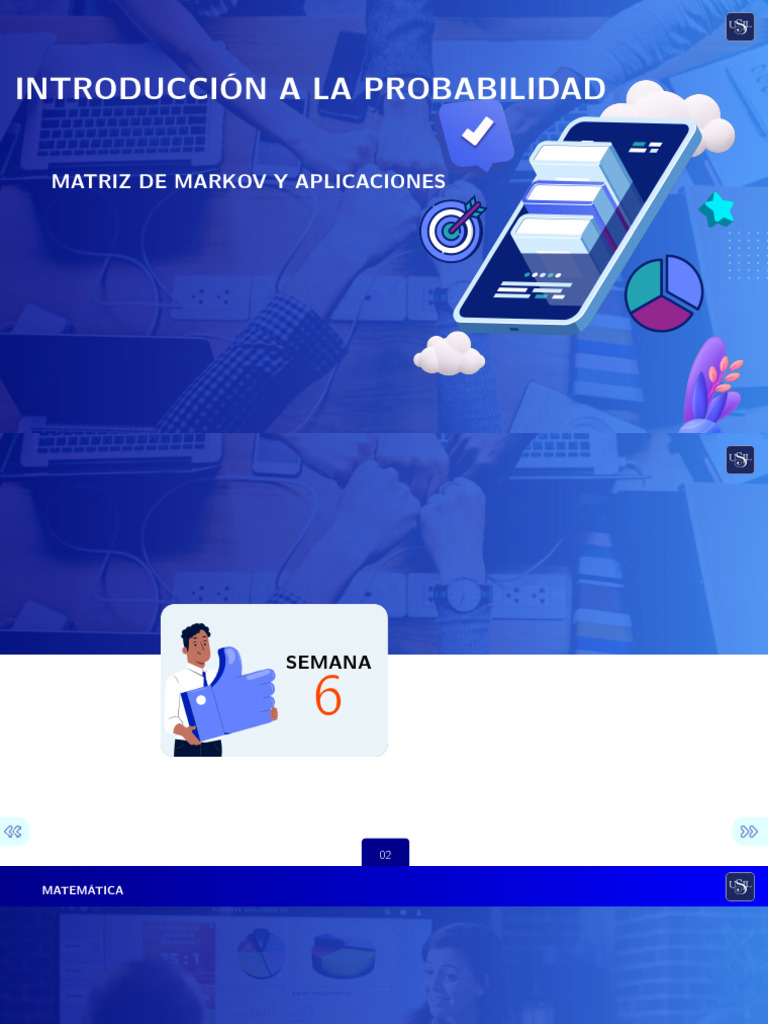 Semana6 Probab Matriz Markov VF2-1 | PDF | Teoría de probabilidad | Variable aleatoria