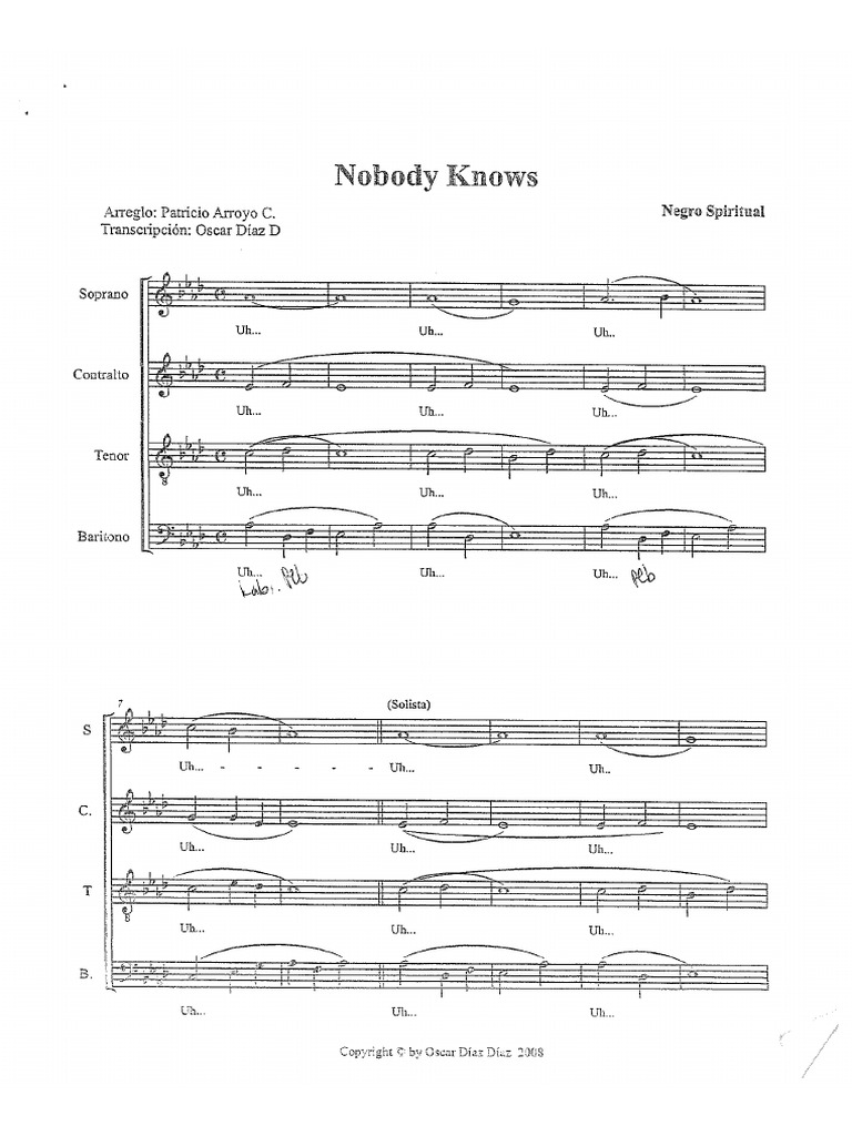Nobody Knows | PDF
