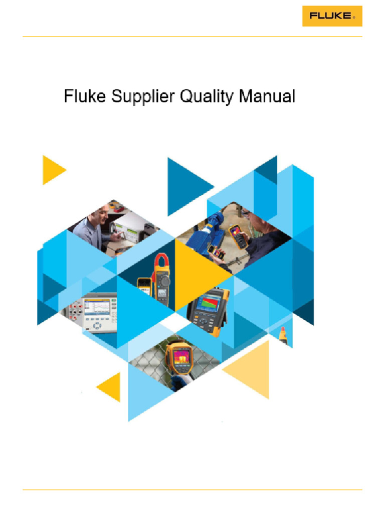 Fluke Supplier Quality Manual - PDF Original File | PDF | Quality Management System | Supply Chain