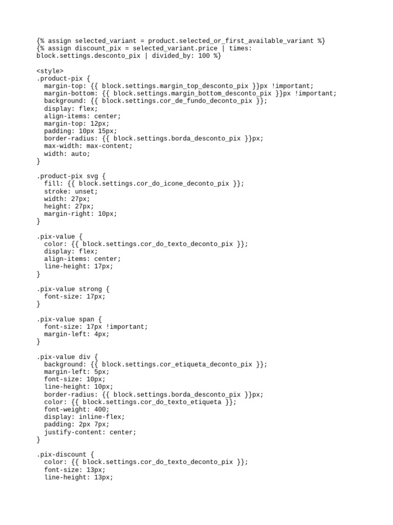 1 - Criar Snippet (Desconto-Pix) | PDF | Computers