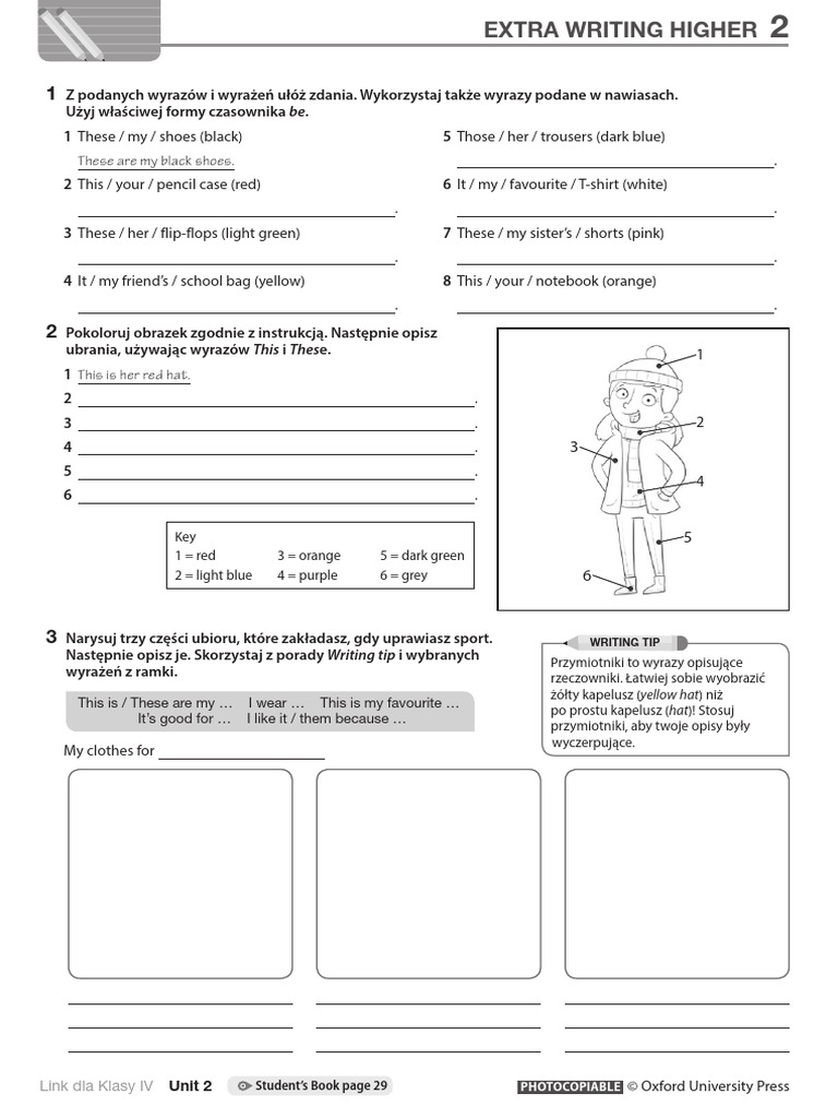 Link L4 U2 Writing Higher Ws | PDF