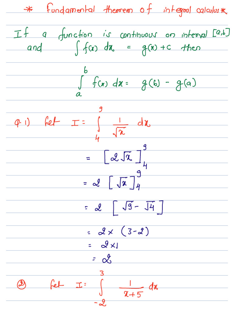 Definite Integration | PDF