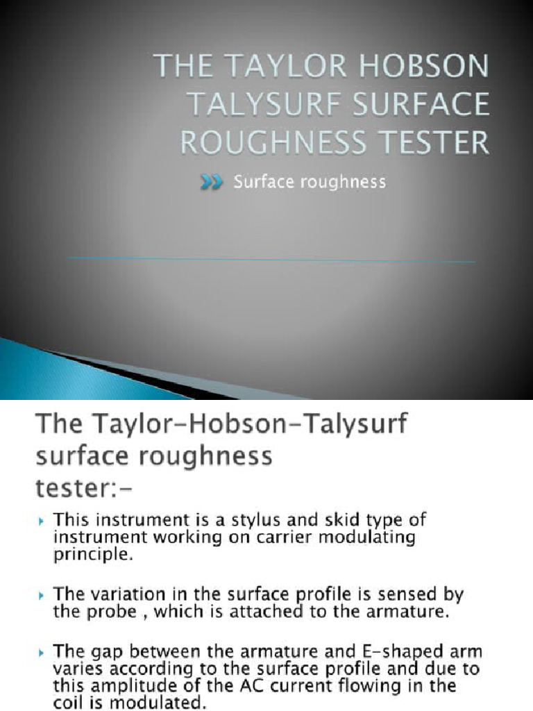 Taylor Hobson | PDF