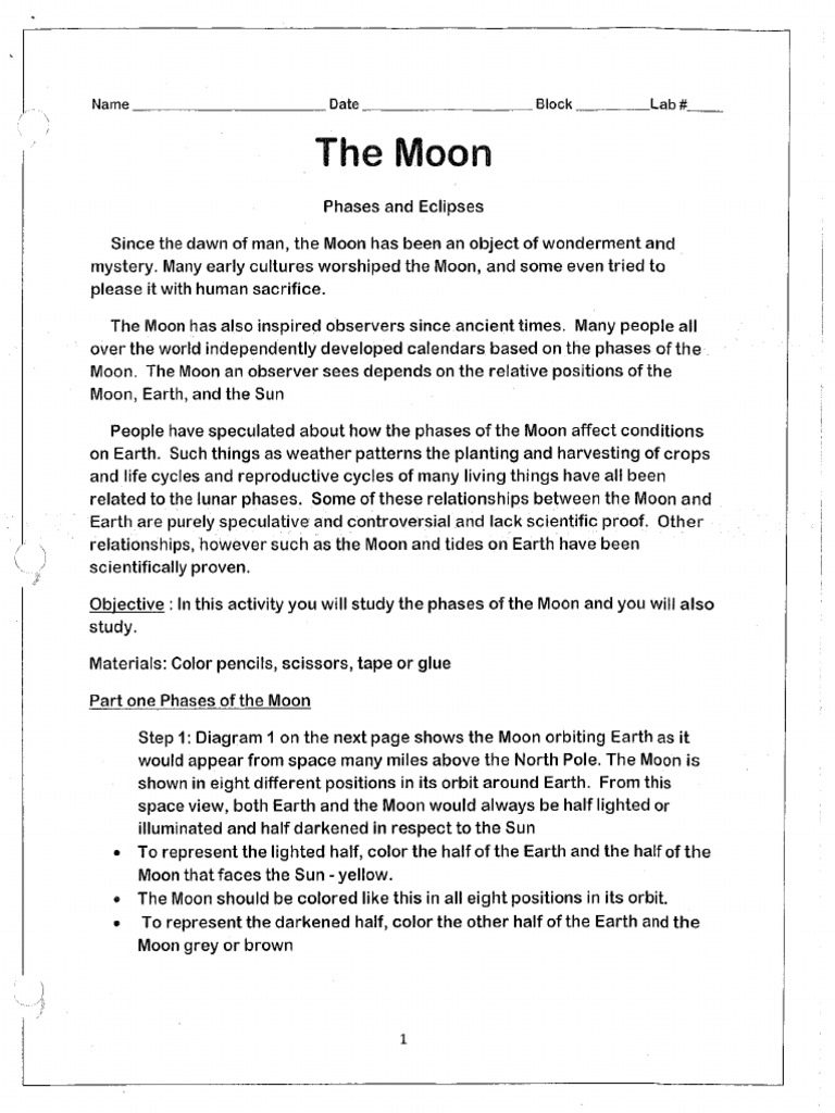 Moon Lab | PDF